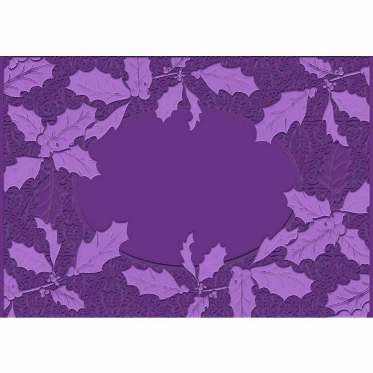 Crafter's Companion 3D Embossing Folder - Decorative Holly New | eBay