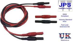 Multimeter Test Lead Extension Kit 4mm Coupler Fluke Megger Kewtech ...