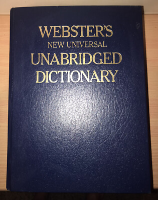 Websters New Universal Unabridged Dictionary 1983 Deluxe 2nd. Edition ...