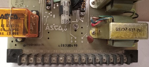 ASCO GROUP 7 ATS CONTROL PANEL 480Y/277 VAC 30 TERMINAL JS299-300-7L | eBay