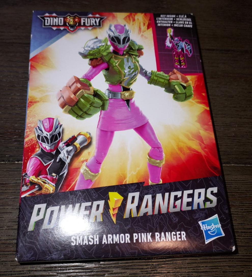 Hasbro Power Rangers Dino Fury Smash Armor Pink Ranger Action Figure | eBay