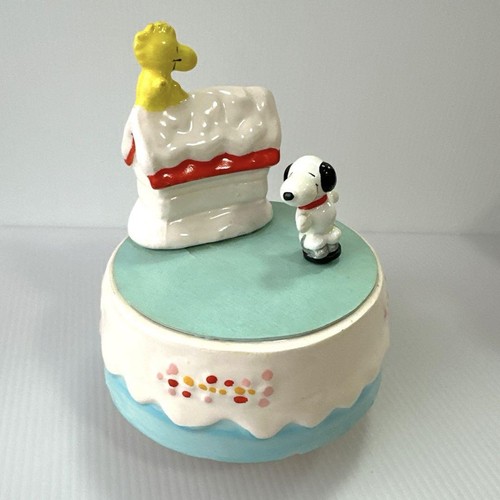 Snoopy Music Box Snoopy Peanuts Woodstock #a9dd91 | eBay