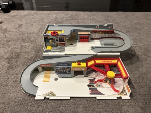 Hot Wheels Sto N Go Playset Car Wash w/ Gas Service Station Mattel ...