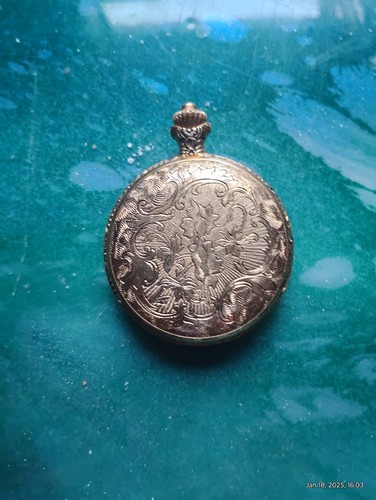 Gold Tone Unitron Pocket Watch Quartz Mechanism | eBay