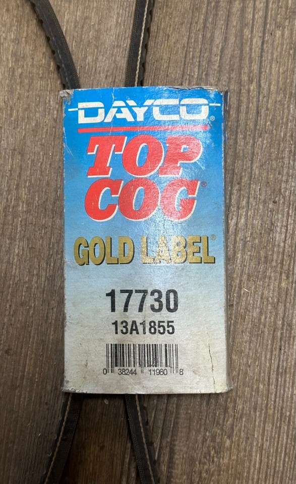 Dayco Top Cog Gold Label V Belt 17730 V-Belt 13A1855 | eBay