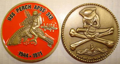 USS PERCH SS-313 NAVY USN SUBMARINE CHALLENGE COIN | eBay