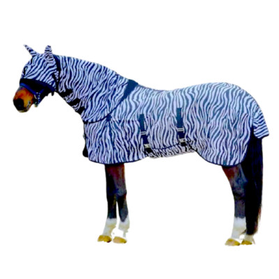 Zebra Fly Rugs Pony Horse Sheet Tail Belly Cover Full Neck Blanket ...