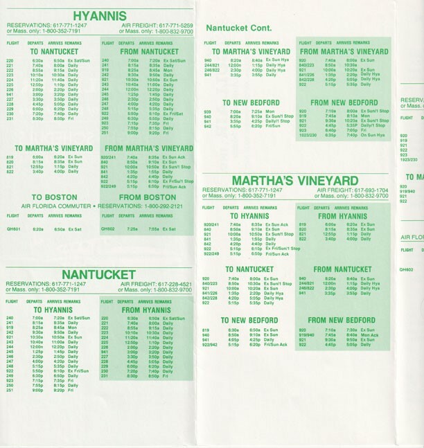 Gull Air timetable 1984/04/25 Northern system | eBay