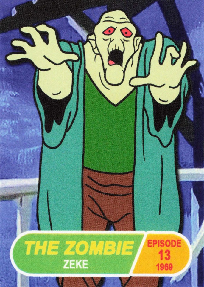 Zeke The Zombie Scooby-Doo Chris51 Parody Card | eBay