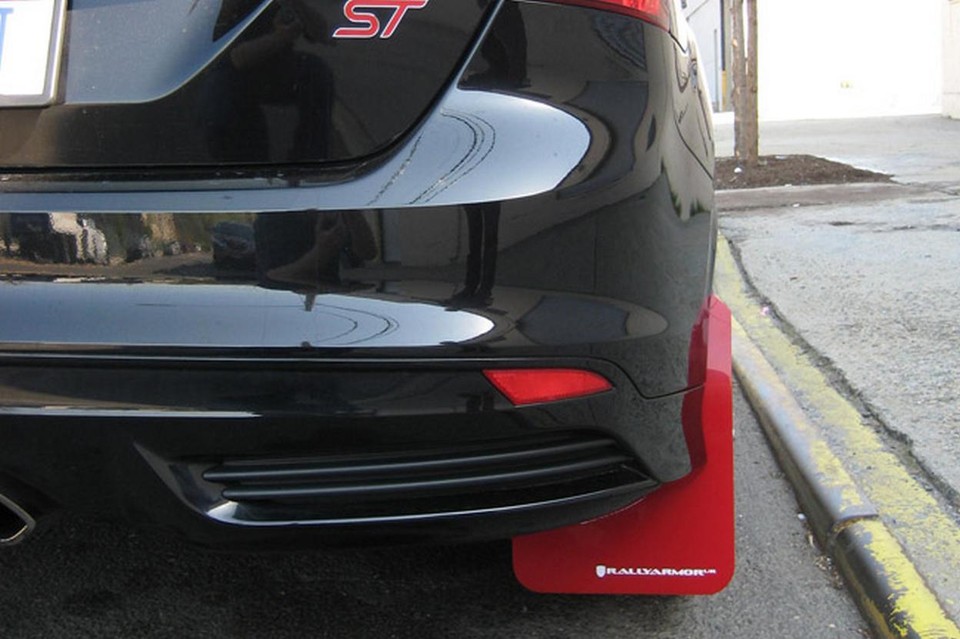 Rally Armor MF27-UR-BLK/RD-X Black Mud Flap/Altered Font Red Logo | eBay