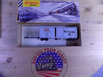 Hobbyline HO Scale D&RGW Box Car Kit #4597 Built Lot #B66 | eBay