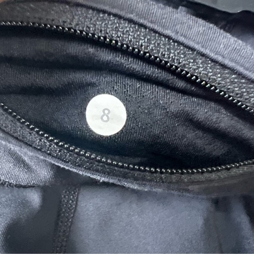 Lululemon Run: For Your Life Crop Black size 8 | eBay