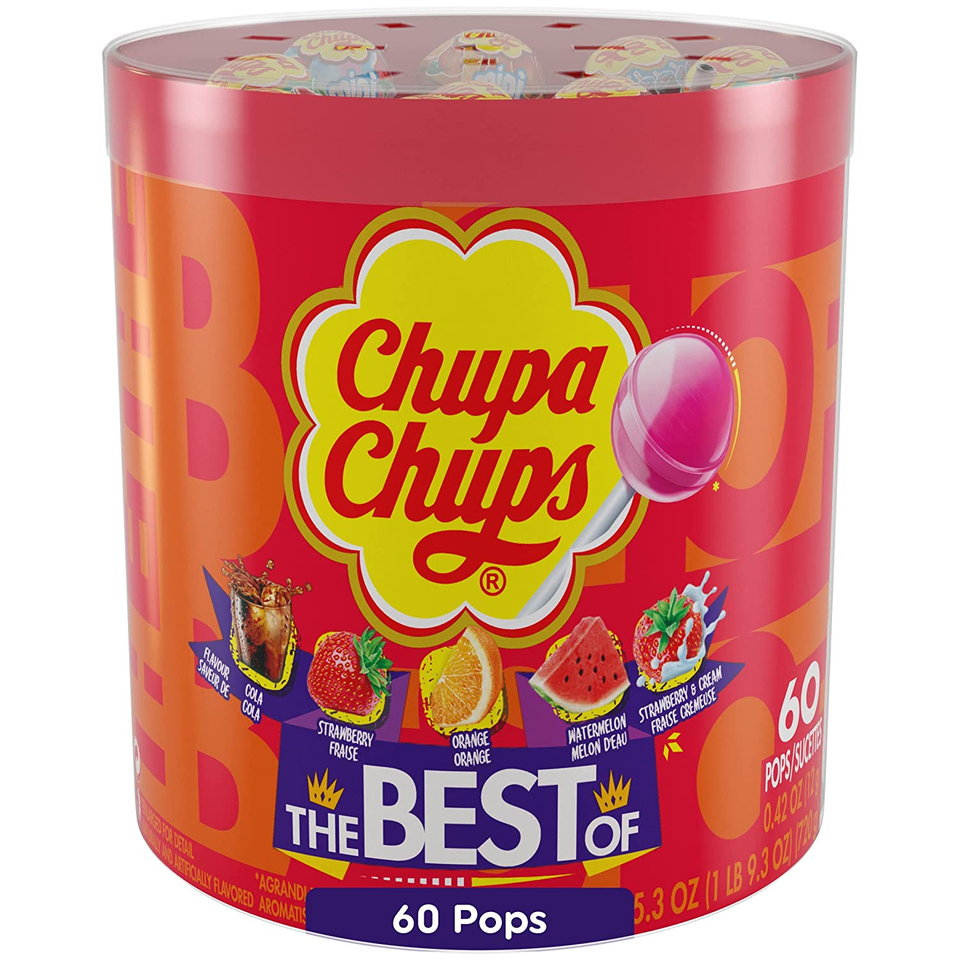 Chupa Chups ‘Best Of’ Halloween Trick or Treat Candy Lollipop Variety ...