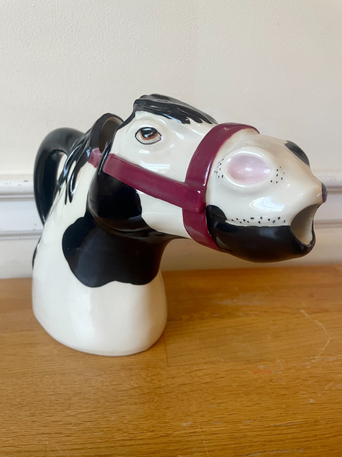 1985 Animals and Company Hand Painted Ceramic Horse Head Pitcher Signed ...