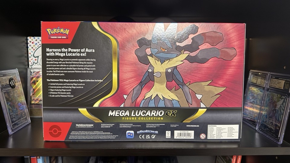 Pokemon TCG Mega Lucario ex Premium Figure Collection Box Factory ...