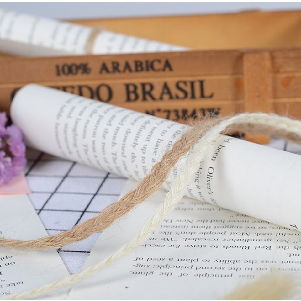 Eco Friendly Jute Rope Twine Burlap Rope Natural Jute Material Soft To ...