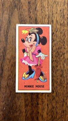 1957 Barratt & Co Mickey's Sweet Cigarettes Disney Series 2 Minnie ...