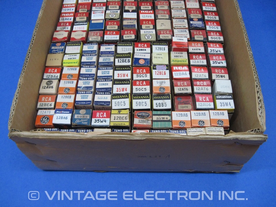 NOS - All American Five Radio Tube Set (AA5): 12AV6 12BA6 12BE6 35W4 ...