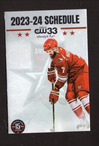 Allen Americans--2023-24 Pocket Schedule--Car Wrap City--ECHL-Senators ...