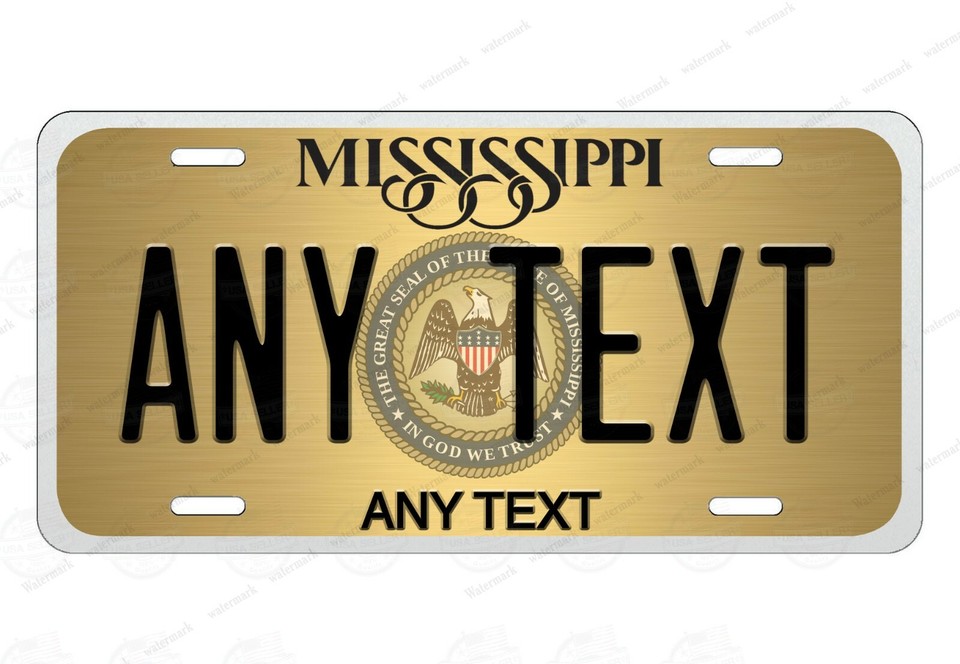 Vintage State License Metal Plate Tag Customized Auto Car Bicycle RV ...