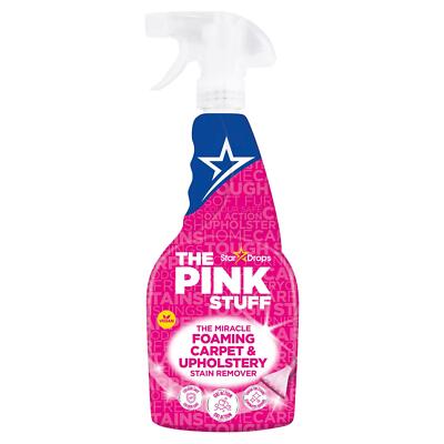 The Pink Stuff Miracle Cleaner Carpet & Upholstery Stain Remover 500ml ...