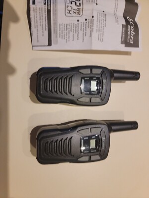 Cobra MicroTalk CXT145 Black 22 Channels Up to 16-mile Range 2-Way ...