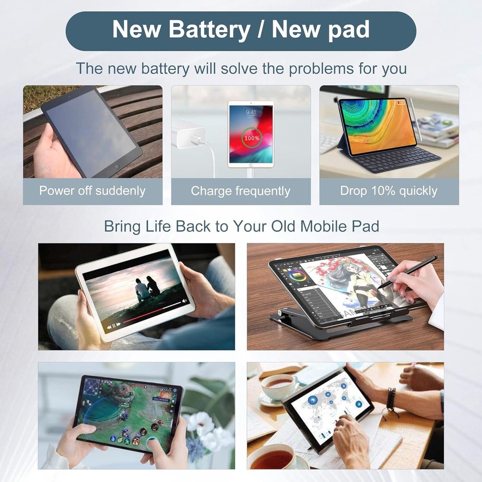 Battery HQ-6300SD For Samsung Galaxy Tab A8 10.5" SM-X200 SM-X200N SM ...