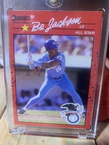 1990 Donruss Bo Jackson All Star DOUBLE ERROR CARD No TM & No Dot INC ...
