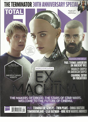TOTAL FILM MAGAZINE JANUARY, 2015 ISSUE, 227 (THE TERMINATOR 30th ...