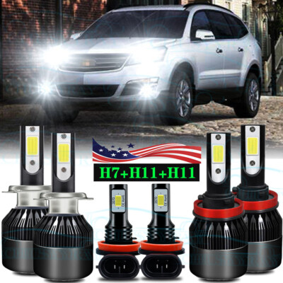 For 2013 2014 2015 2016 2017 2018 Chevy Traverse Combo LED Headlight ...