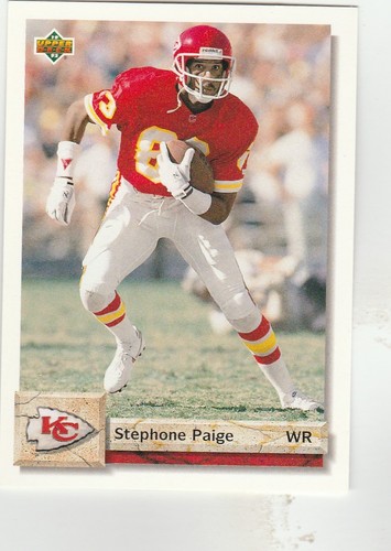 FREE SHIPPING-MINT-1992 Upper Deck #243 Stephone Paige Kansas City ...