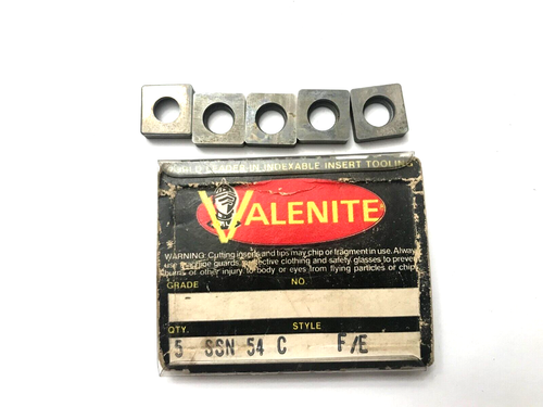 Lot of (5) Valenite Square Insert Shims/Seats SSN-54C F/E | eBay