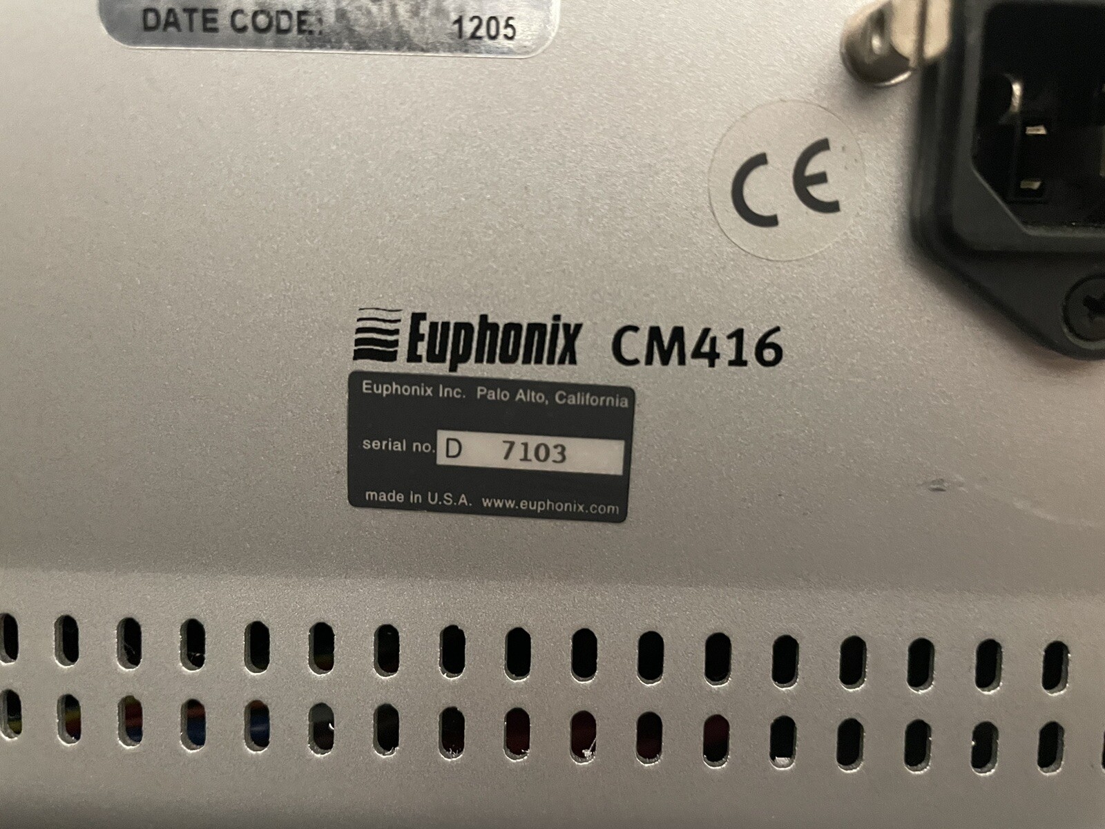 Avid Euphonix Max Air CM416 Control Surface 16 Fader Module (One) | eBay