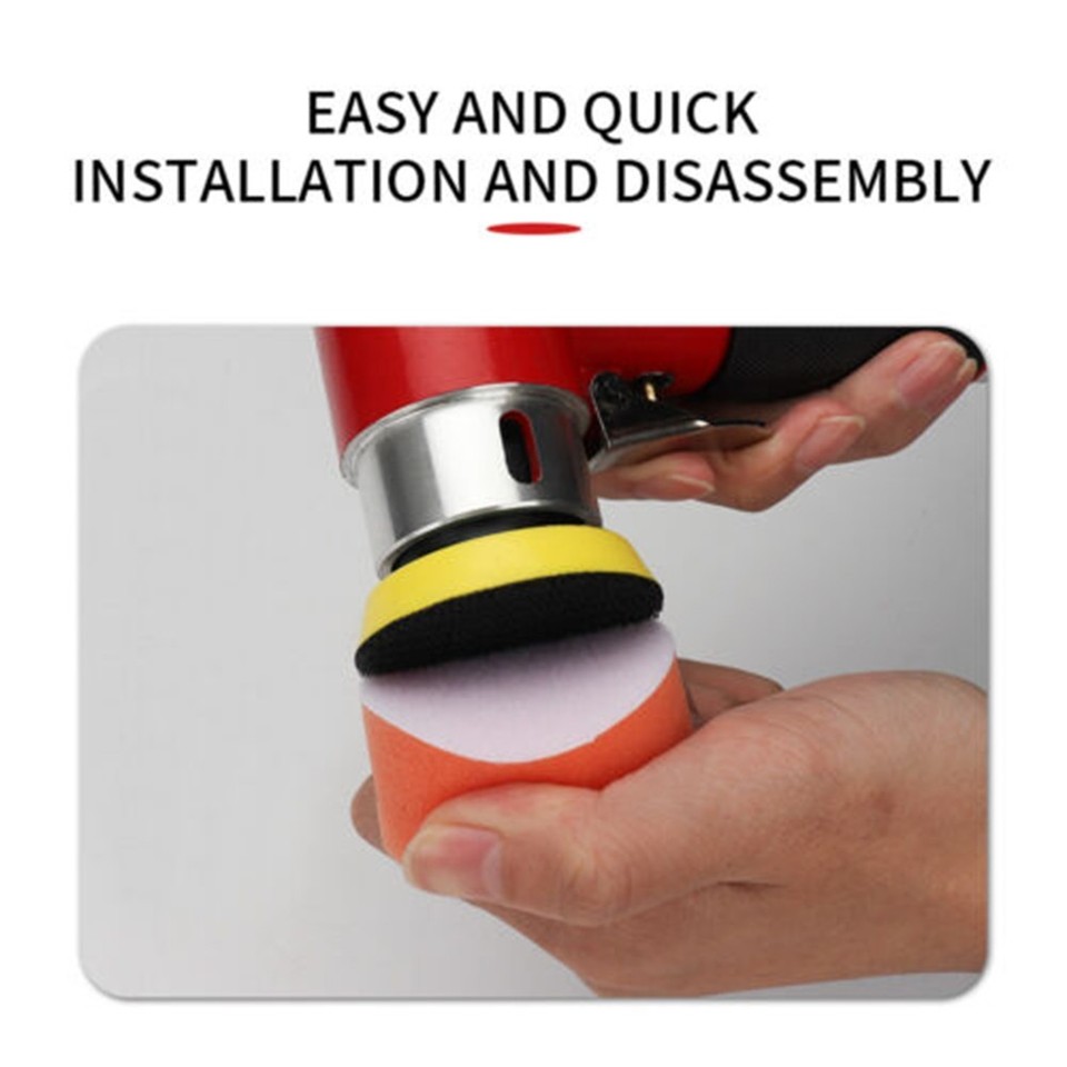 Polishing Pads Kit Flat Foam Pad Wave Foam Pad New 26mm Black Orange ...