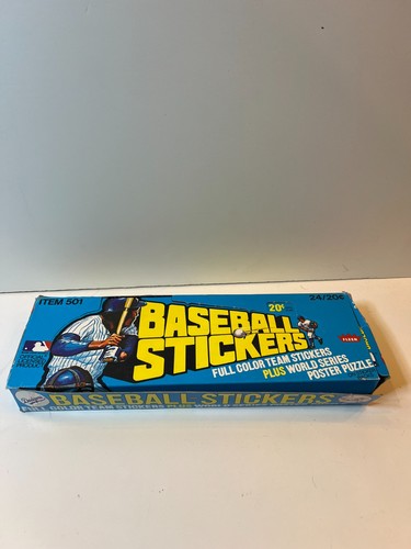 1979 Fleer Baseball Stickers Wax Pack Complete Box-24 Packs | eBay