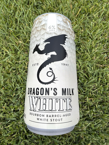 Dragon's Milk BEER CAN Sign Metal Tin Tacker 22" X 10" Holland MICHIGAN ...
