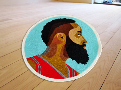 James Harden NBA Floor Mat Area Accent Carpet Living Room Bedroom ...