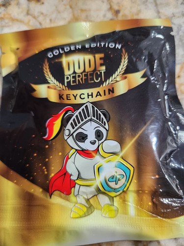 Dude Perfect Keychain NEW SEALED. Panda Knight Rare! | eBay