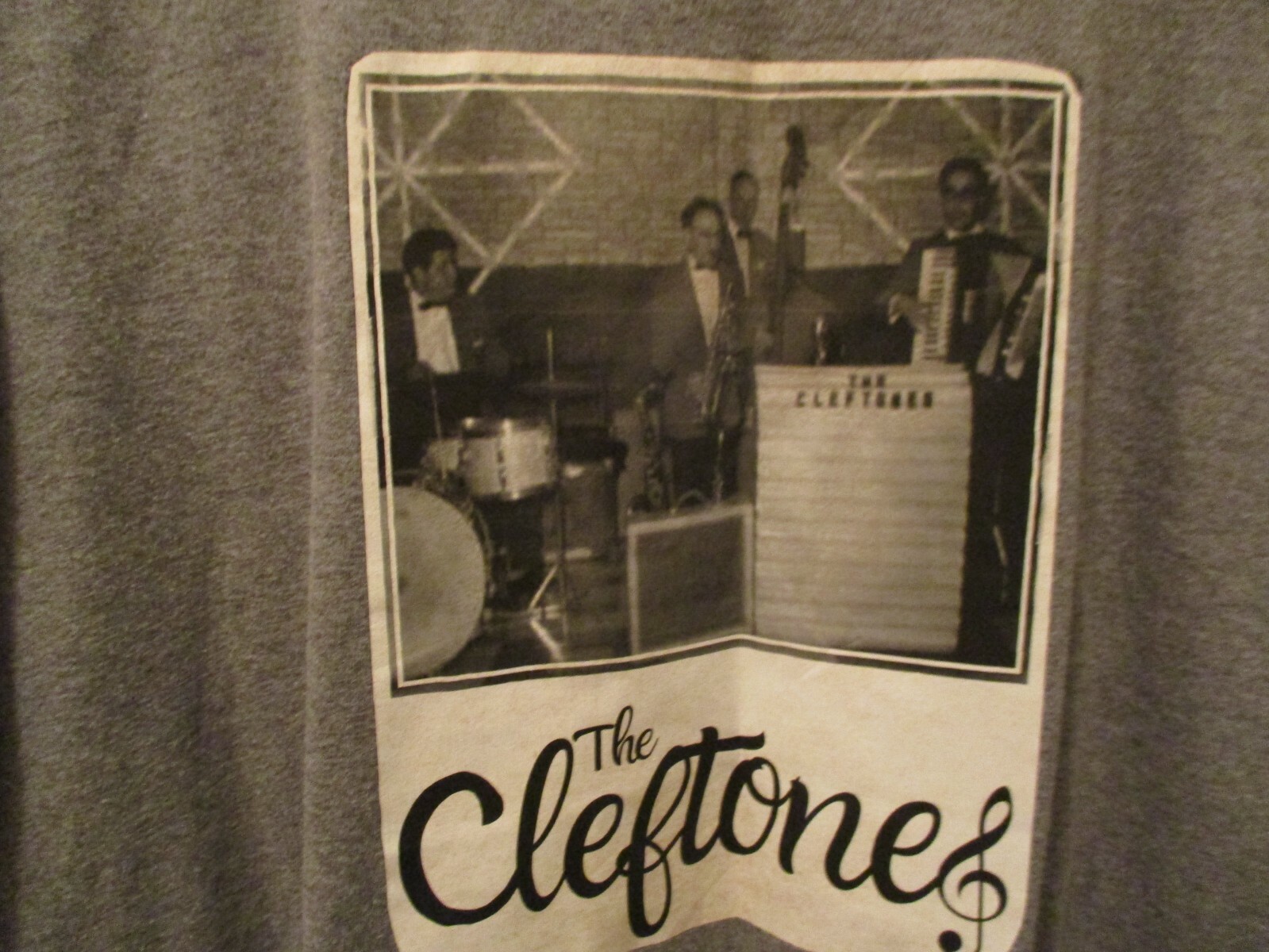 The Cleftones Retro Band shirt XL very RARE - Gem