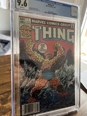 The Thing #1 CGC 9.6 Marvel Comics White Pages Rare Newsstand Edition ...