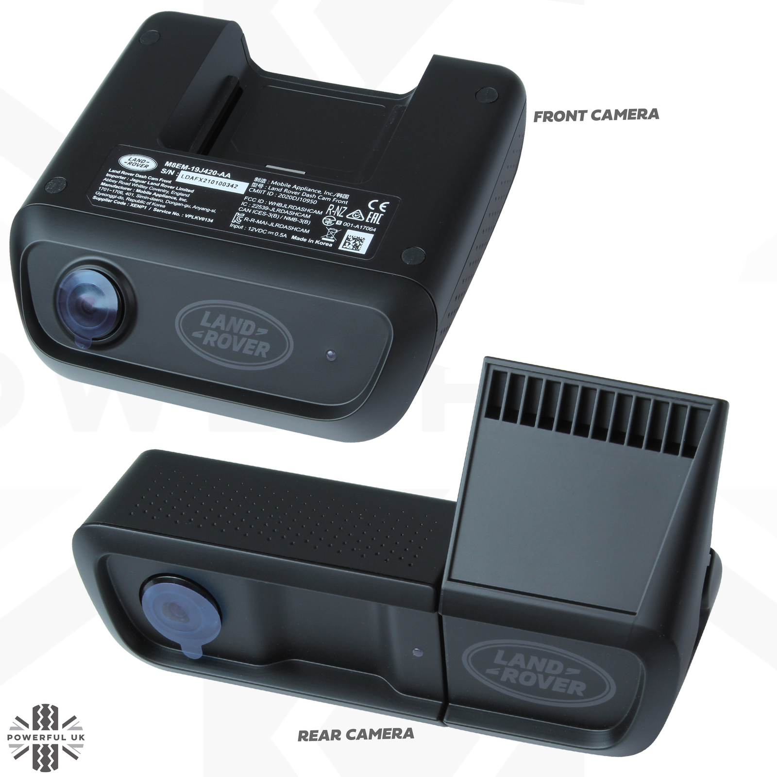 Genuine Land Rover Dash Cam With Front & Rear View VPLKV0134 for sale ...
