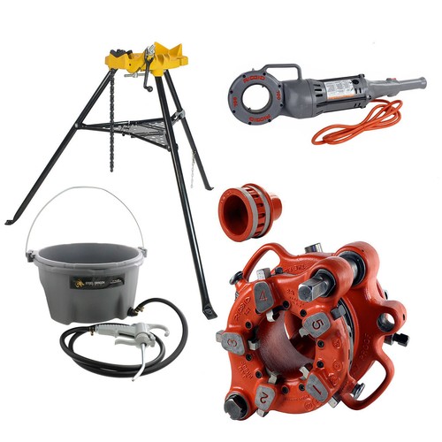 Reconditioned RIDGID® 700 141 Geared Threader 774 Adapter & 460 418 ...