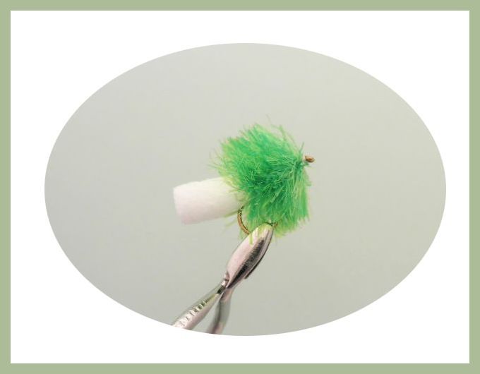 Foam Ass Blob Fishing Flies, 12 Pack Yellow, Orange & Lime, Size 10 ...
