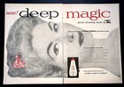Life Magazine Ad TONI DEEP MAGIC facial cleansing lotion reverse ...