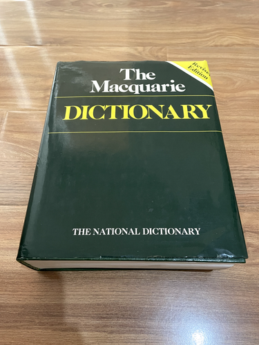 The Macquarie Dictionary 1985 Revised Edition 9780949757234 | eBay Australia