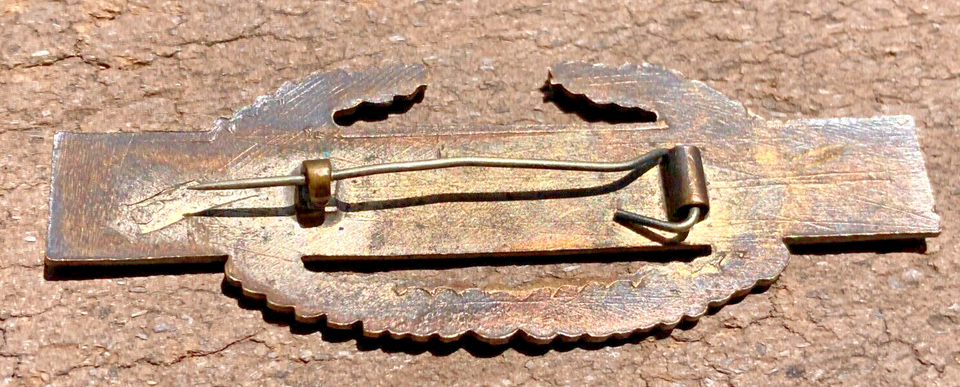 WW2 US Army Military CIB Combat Infantry Badge Award Pin English ...