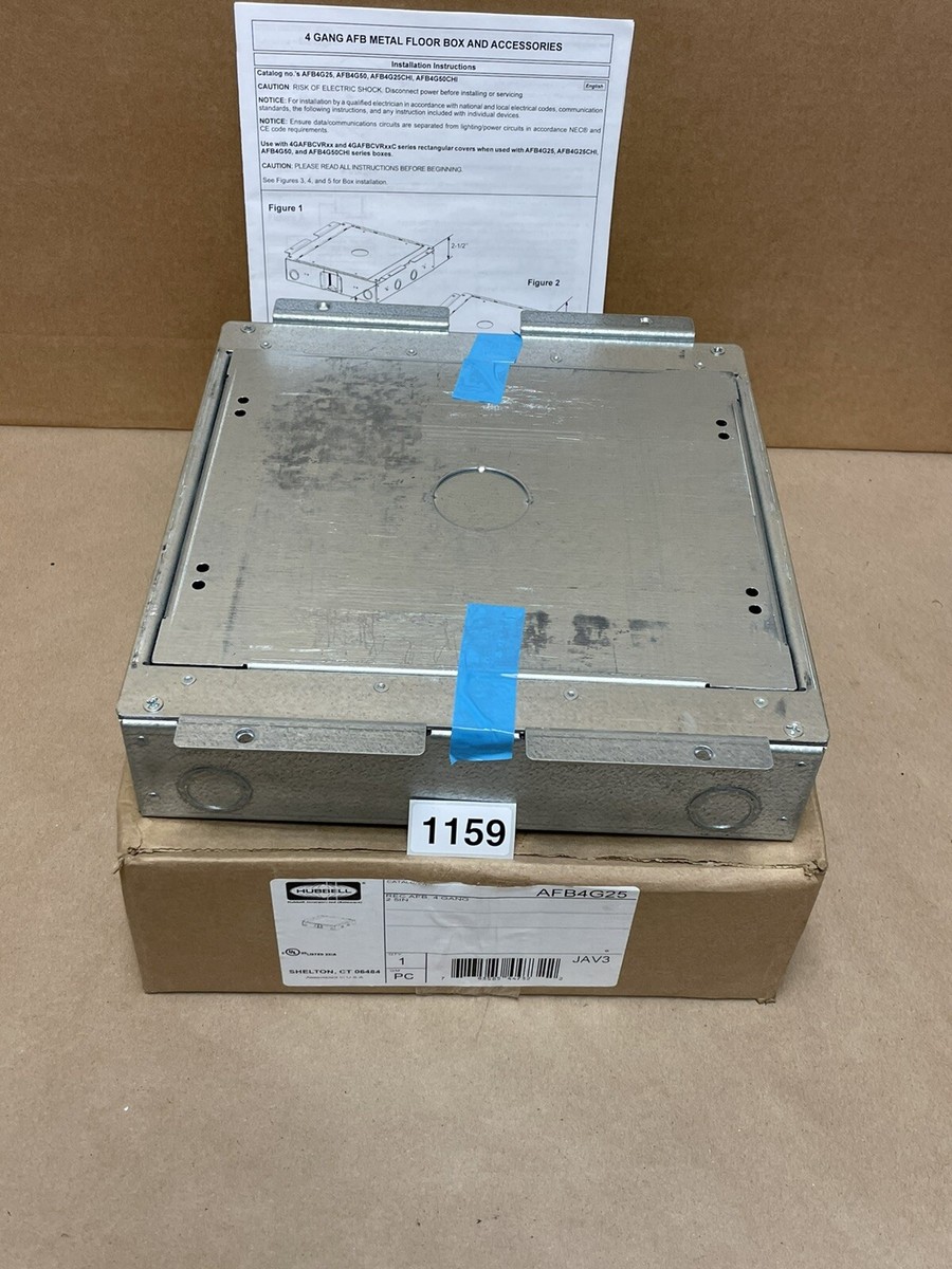 Hubbell Recessed Floor Boxes