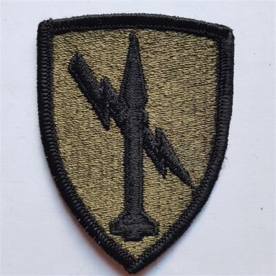 U.S. ARMY 1ST MISSILE COMMAND AUFNÄHER PATCH OLIV SUBDUED TARN | eBay.de