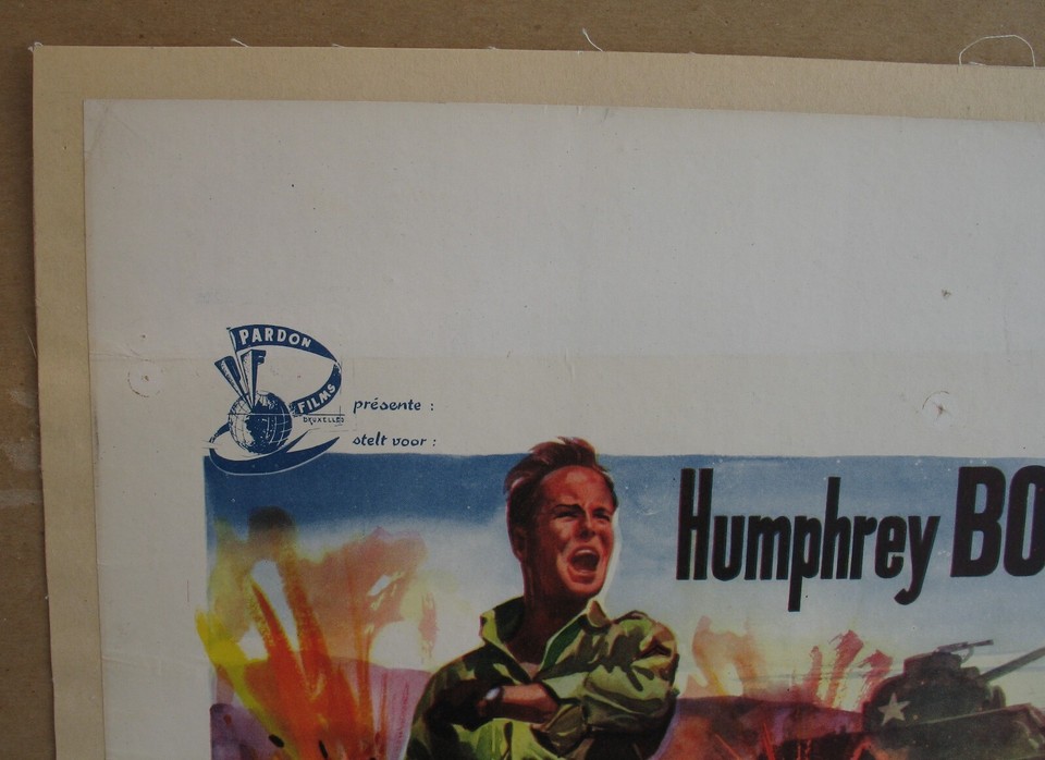 SAHARA (1943) Belgian RR Poster, Humphrey Bogart, Dan Duryea, Bruce ...