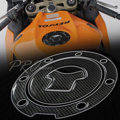 Gas Tank Fuel Cap Cover Guard Pad for 03+ CBR1000RR/CBR600RR Carbon ...